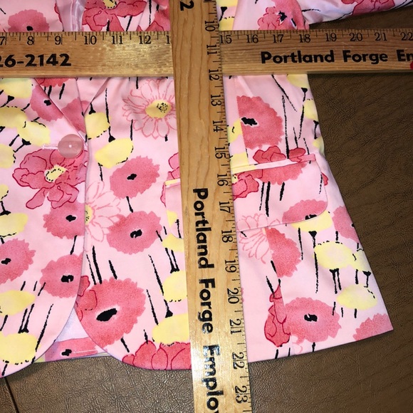 Apostrophe | Skirts | Apostrophe Pink Floral Blazer Jacket Skirt Set P ...